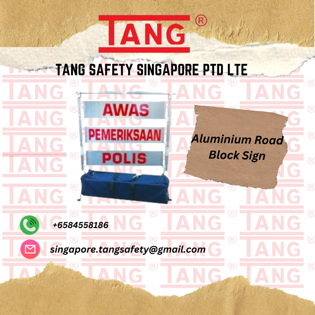 ALUMINIUM ROAD BLOCK SIGN – TangSafety