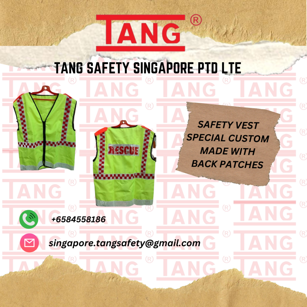 SAFETY VEST SPECIAL CUSTOM MADE WITH BACK PATCHES – TangSafety