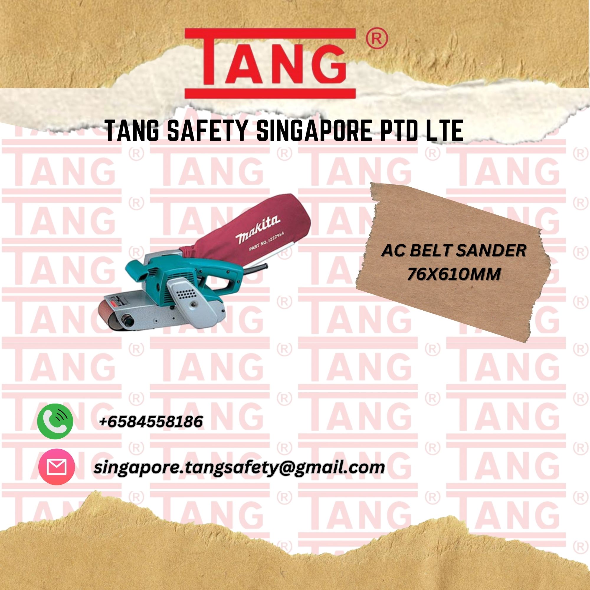 AC BELT SANDER – TangSafety